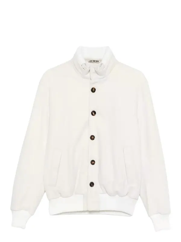 KIRED Button-fastening Bomber Jacket - Neutrals