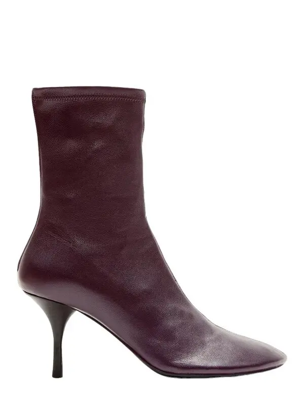 Acne Studios Leather Ankle Boots - Red