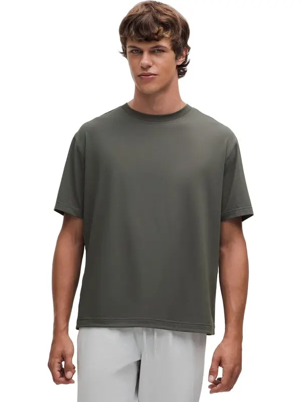Lululemon Easyset Training Short-sleeve Shirt - Palm Deco