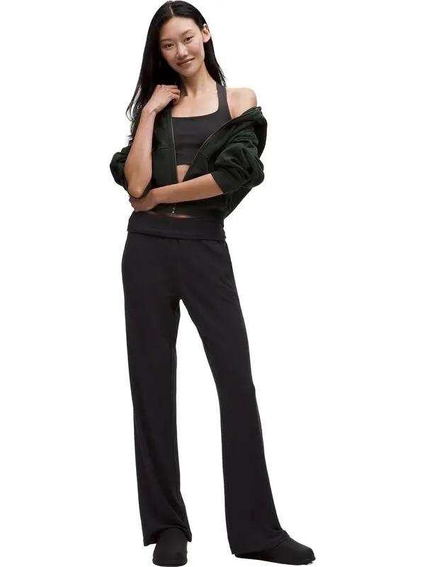 Lululemon Becalm Mid-rise Flared Pant - Black