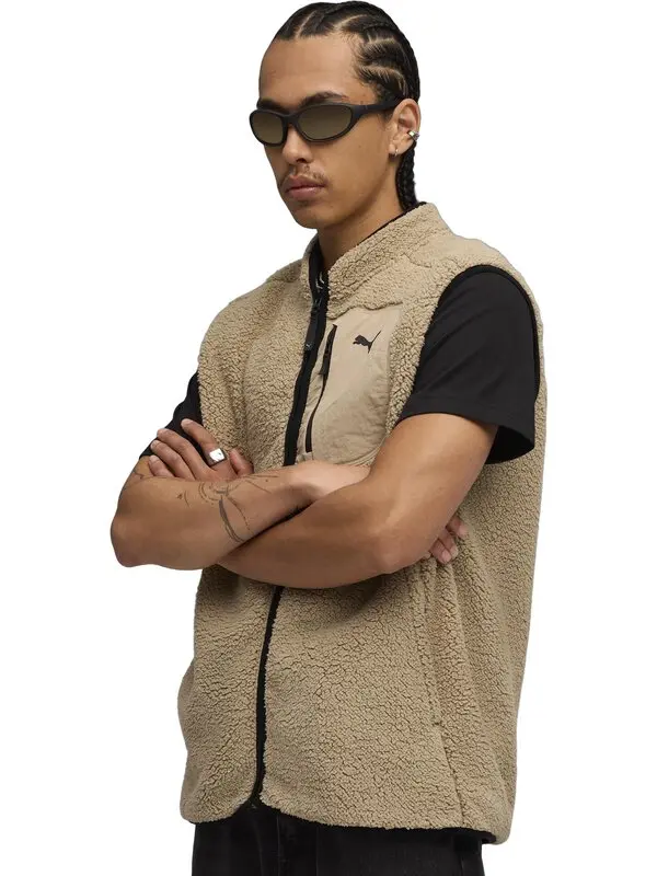 PUMA Tech Winterized Fleece Vest - Beige