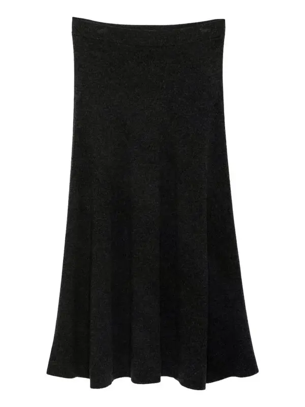 N.peal Cashmere Skirt - Grey