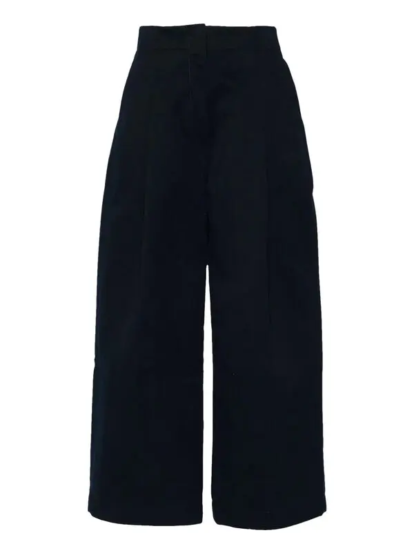 Studio Nicholson Deep Pleat Ankle Pant - Blue