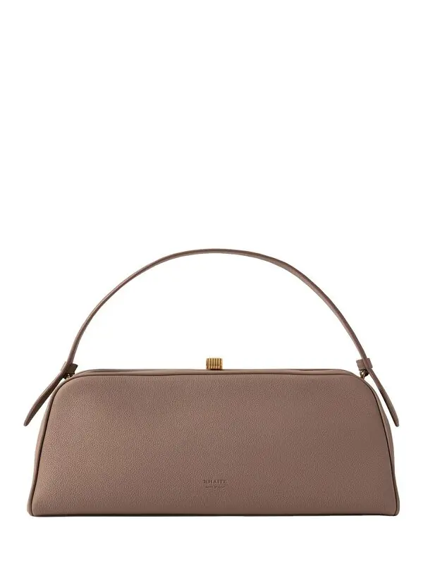 Khaite Cate Textured-leather Tote - Neutrals