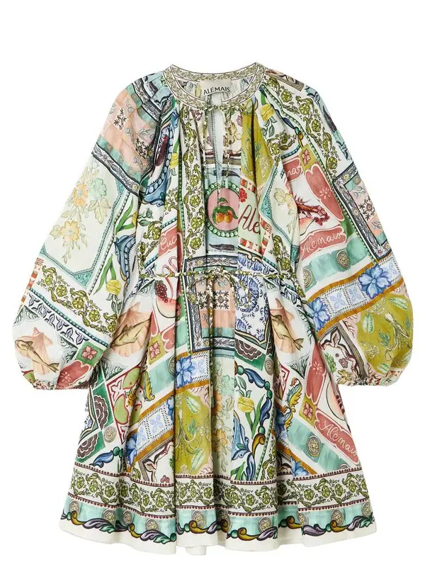 ALEMAIS Tommasina Printed Mini Dress - Multi