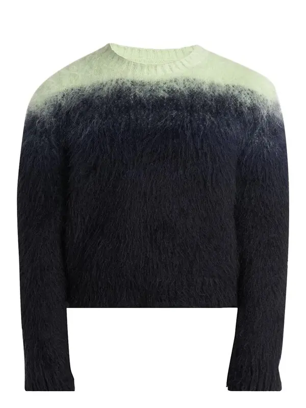 JIL SANDER Brushed Mohair Degrade Crewneck Sweater - After Eigh