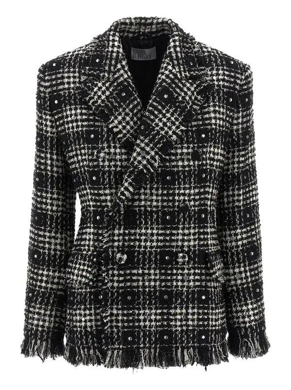 Giuseppe Di Morabito Tweed And Rhinestone Blazer - Multicolor