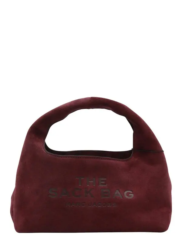 Marc Jacobs Mini Sack Leather Shoulder Bag - Dark Plum