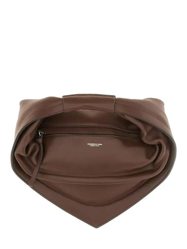 FEDERICO CINA Midi Cupcake Bag - Brown