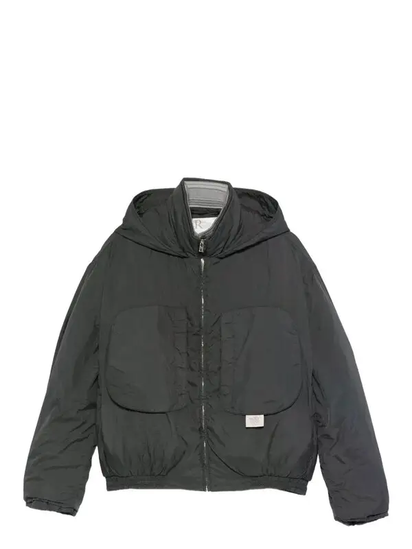 RANRA Patch-pocket Hooded Jacket - Grey