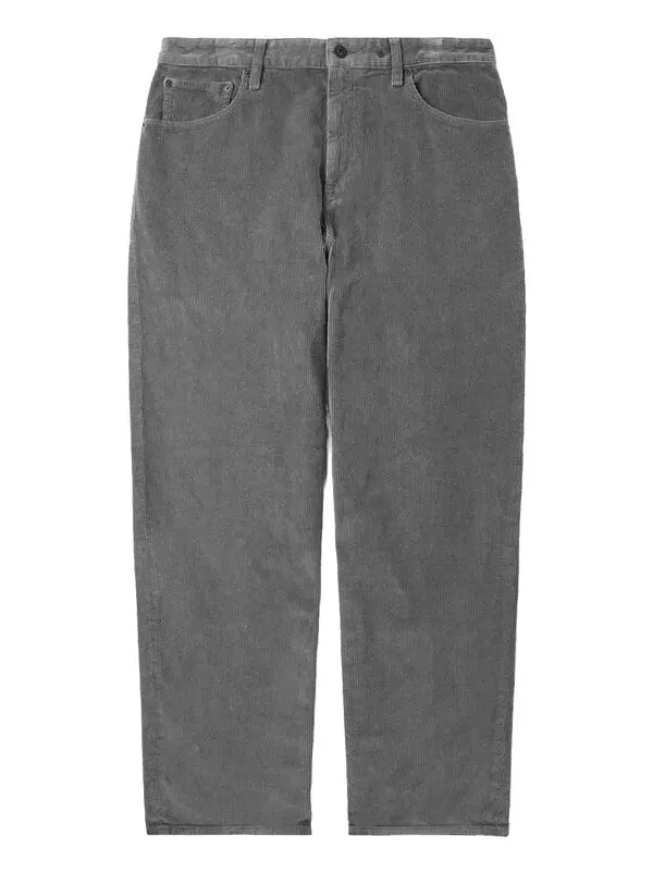 Rag & Bone Wide-leg Cotton-blend Corduroy Trousers - Gray