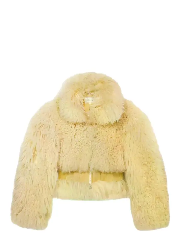 Blumarine High-neck Jacket - Yellow