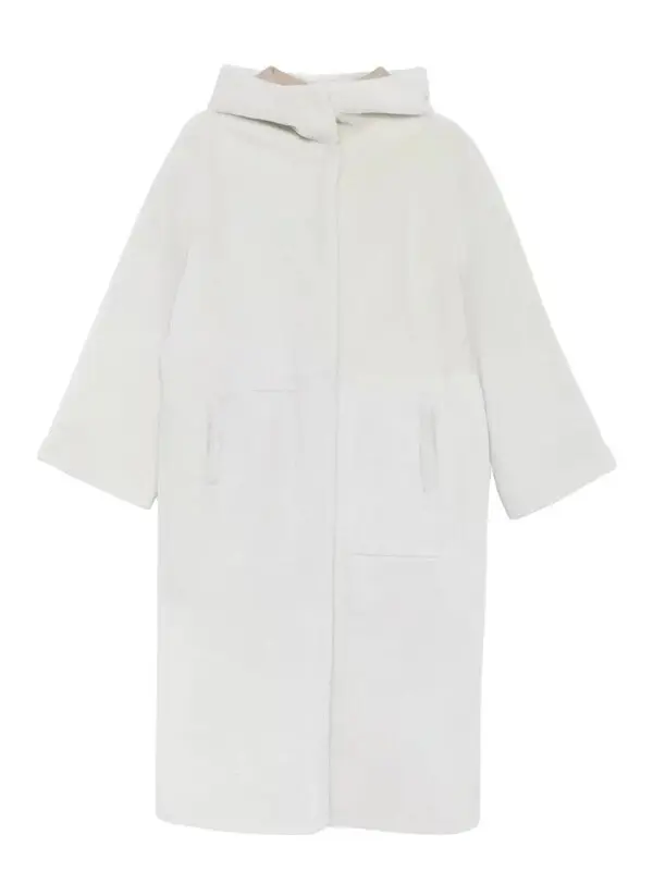 Simonette Ravizza Hooded Faux-fur Coat - White