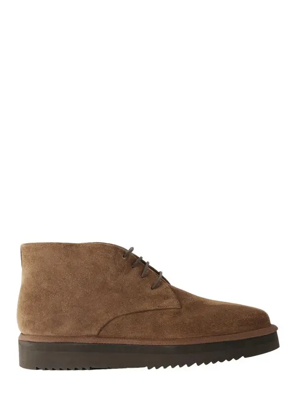 EDWARD GREEN Shanklin Suede Chukka Boots - Brown