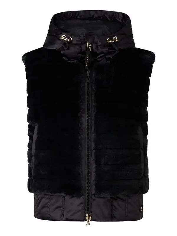 Bogner Yumi Faux Fur Vest - Black