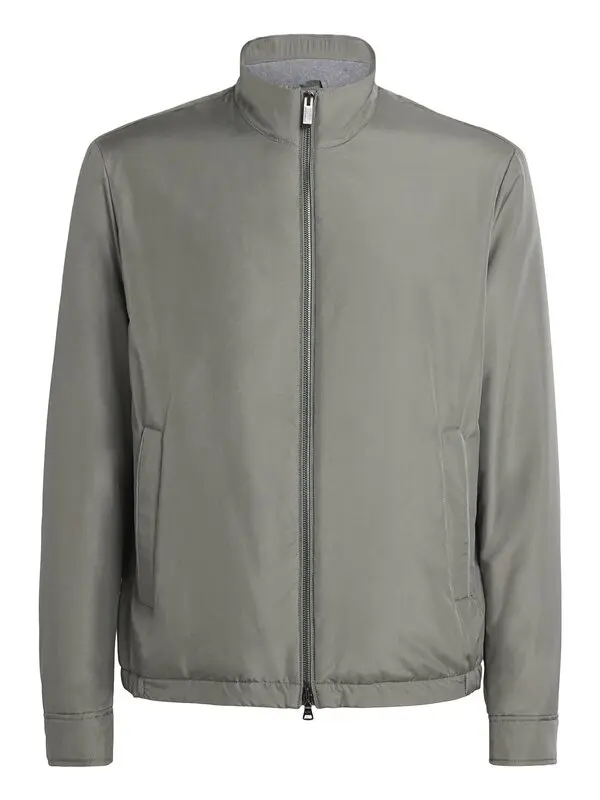 Paul & Shark Typhoon Silk Jacket - Green