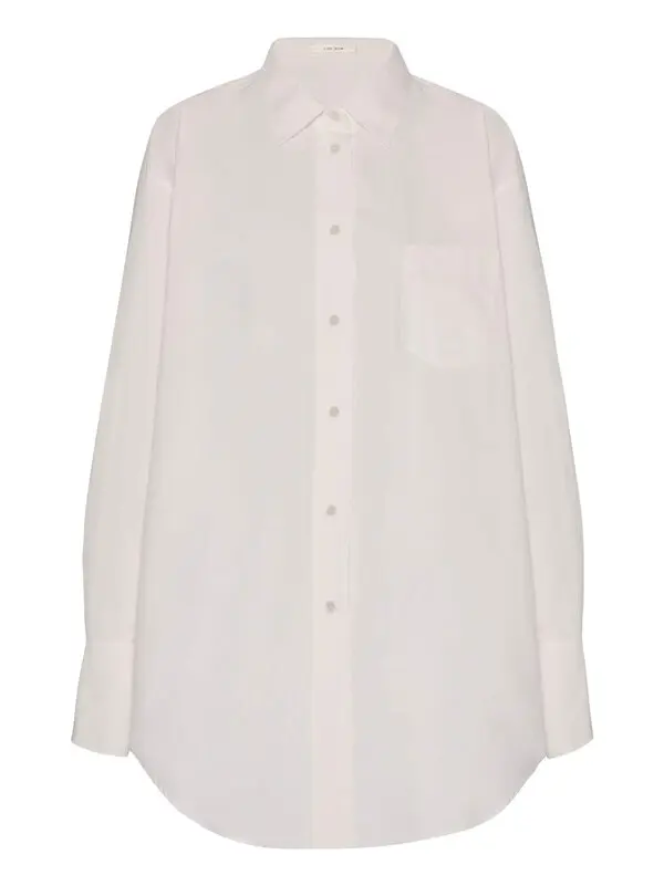 THE ROW Ment Cotton Shirt - Grey