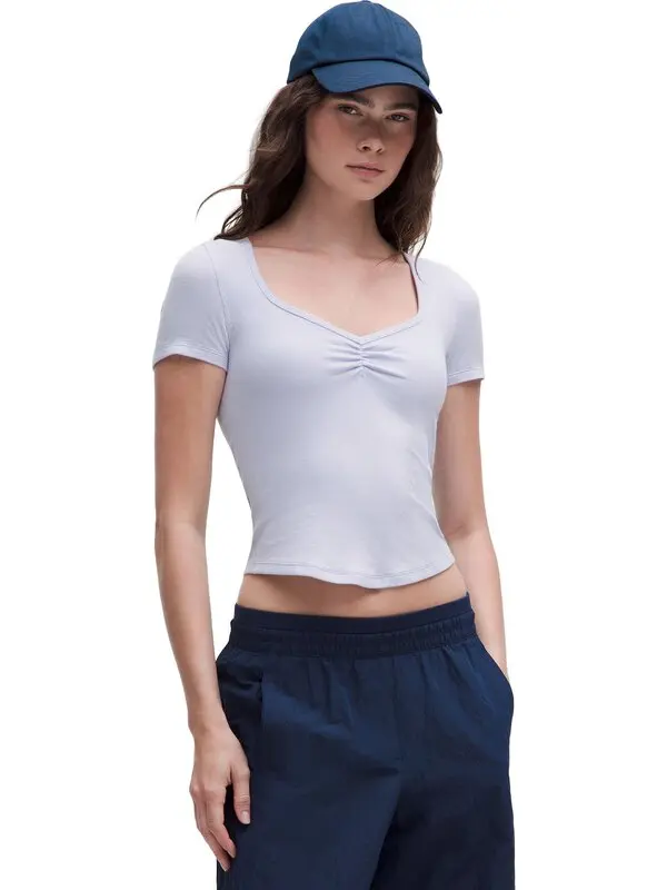 Lululemon Hold Tight Sweetheart Short-sleeve Shirt - Serene Blue