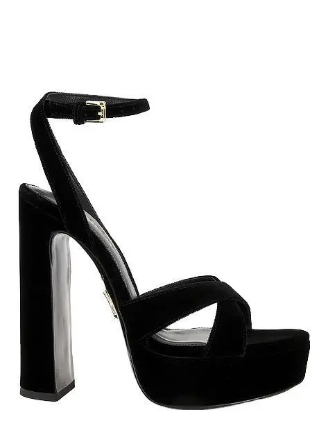 Retrofete Melodia Platform Sandal - Black