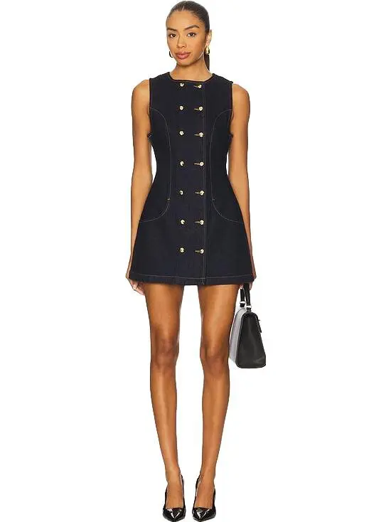 Retrofete Hanna Denim Dress - Indigo Rinse