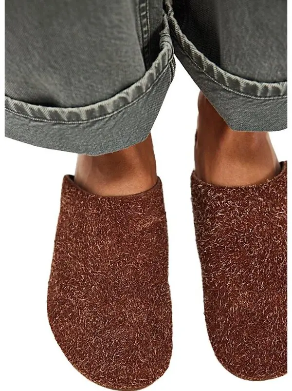Intentionally Blank Taggie Suede Mules - Espresso