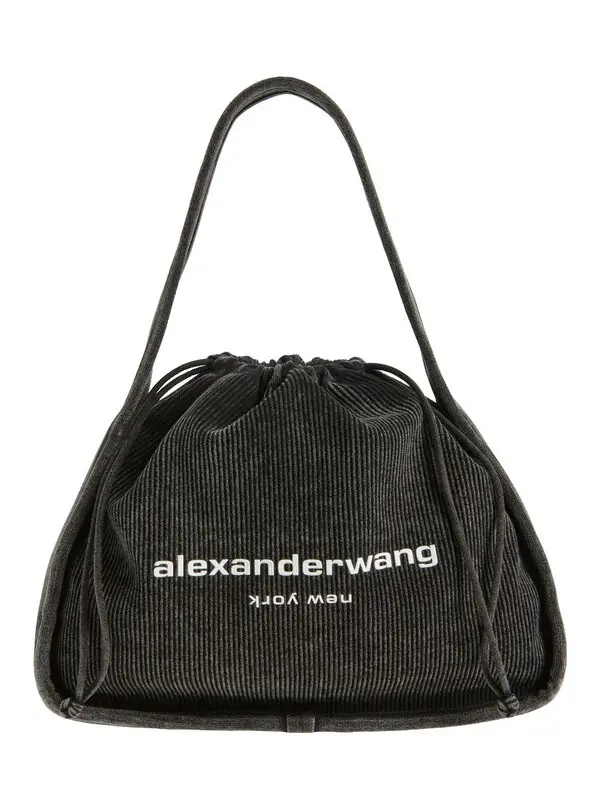Alexander Wang Large Ryan Shoulder Bag - Grey Aged