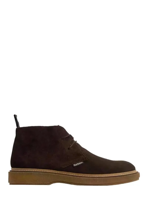 Barbour Blaine Suede Lace-up Boots - Brown