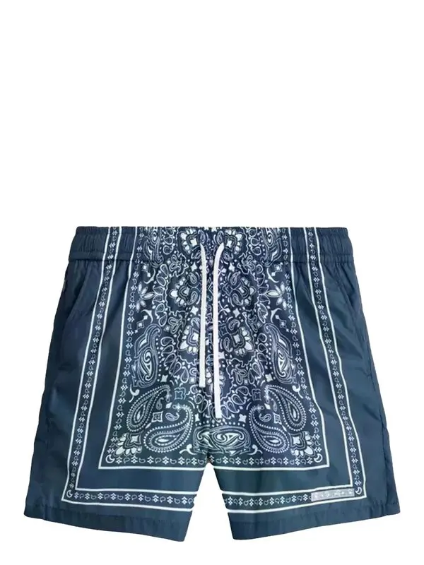 STAMPD Bandana Print Shorts - Blue
