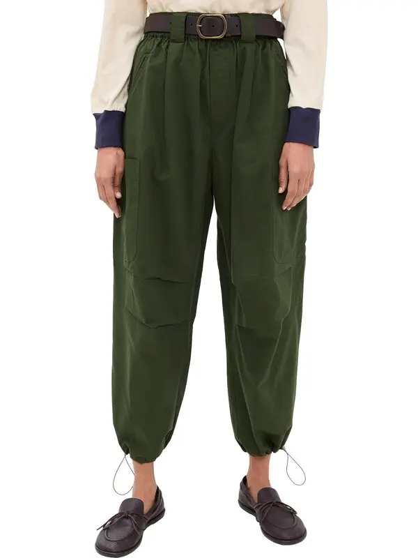 Sea Sullivan Sportswear Belted Cargo Pants - Ivy