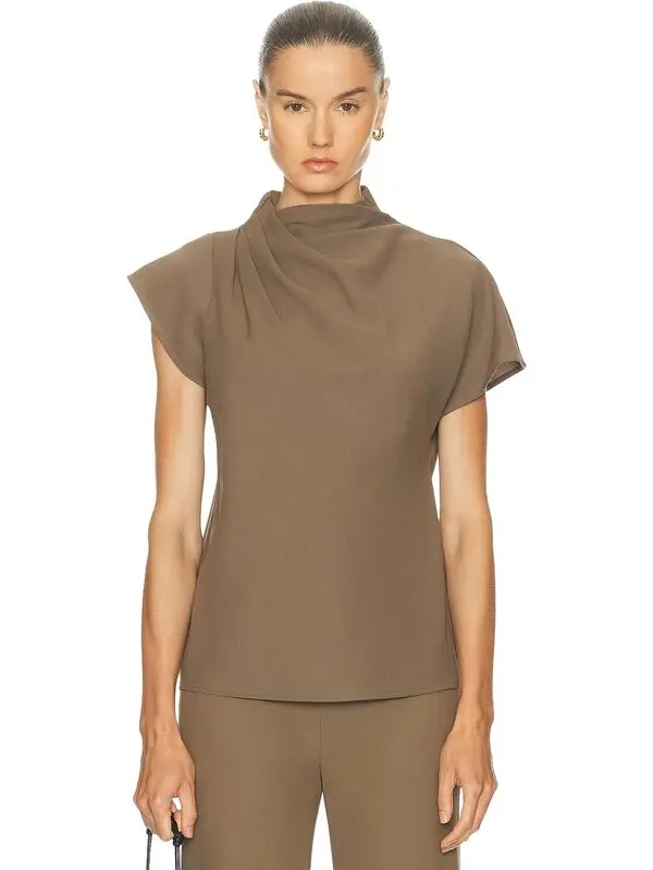 Staud Davina Top - Truffle