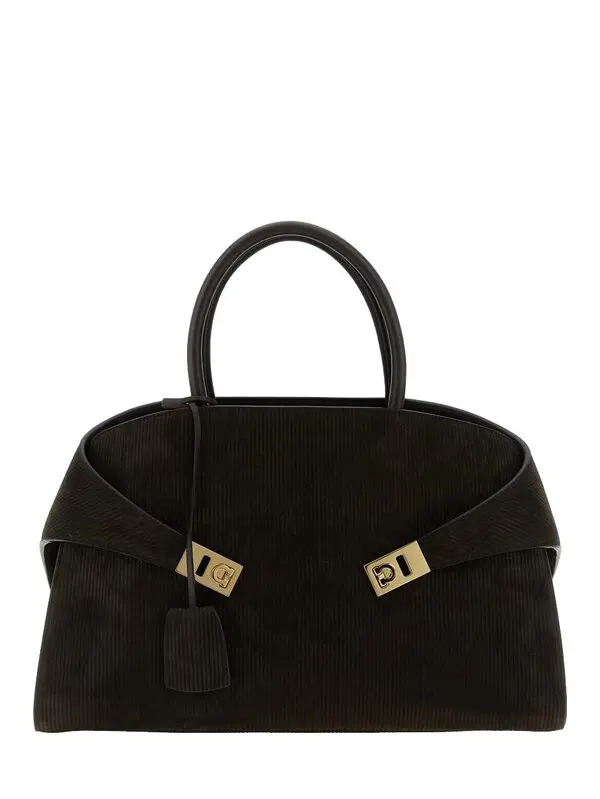 FERRAGAMO Hug Handbag - Brown
