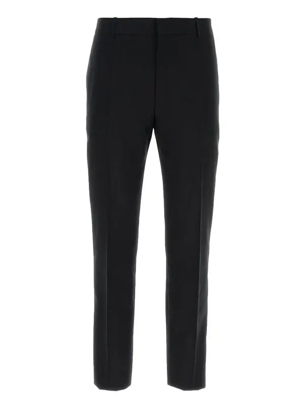 Alexander McQueen Cigarette Trousers - Black
