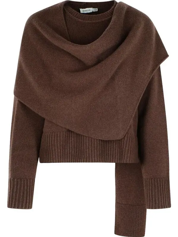 Simkhai Elson Wool And Cashmere Sweater - Brown