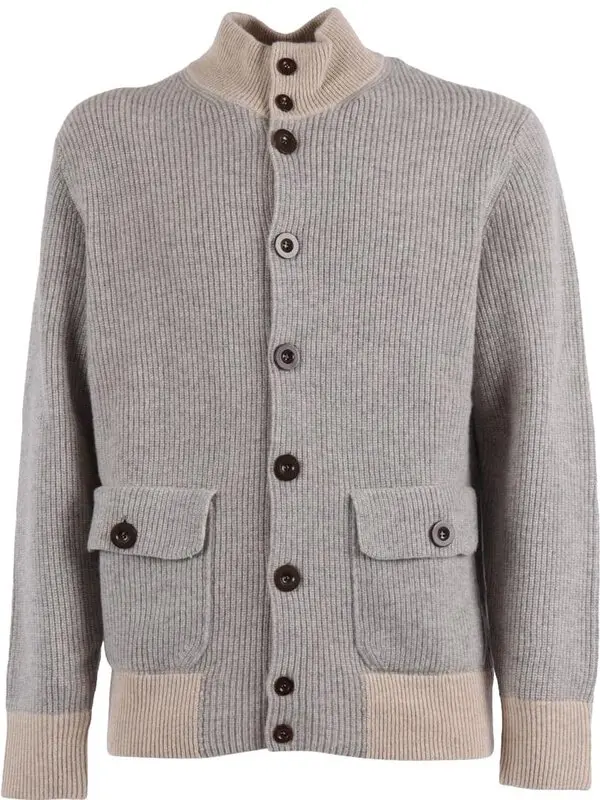 BALLANTYNE Wool Bomber Jacket - Beige