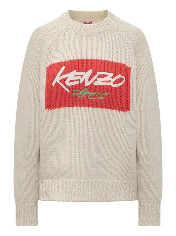 Kenzo Sweater With Logo - White