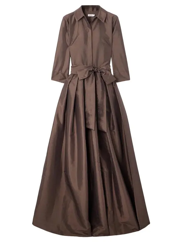 Simkhai Julip Belted Gown - Brown