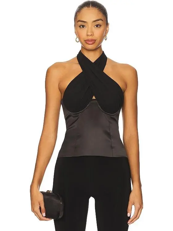 Majorelle Tia Top - Black