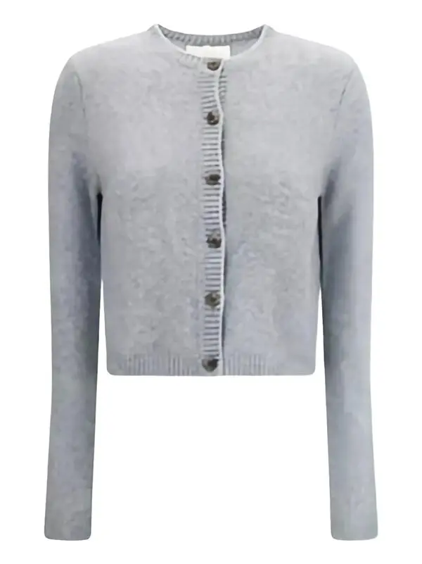 LISA YANG Felicia Button-front Cashmere Cardigan - Grey