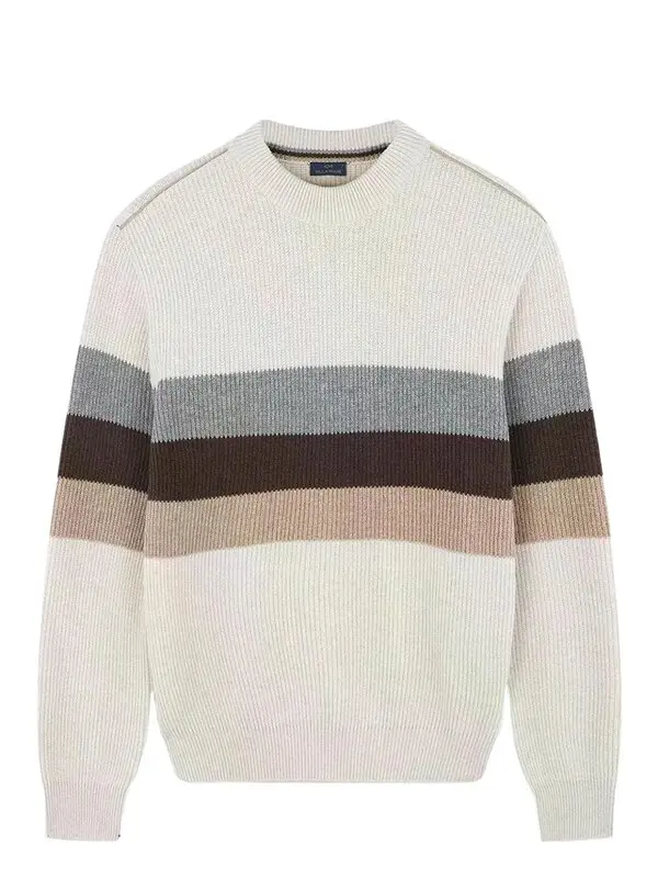 Paul & Shark Rib-knit Crew-neck Sweater - Neutrals