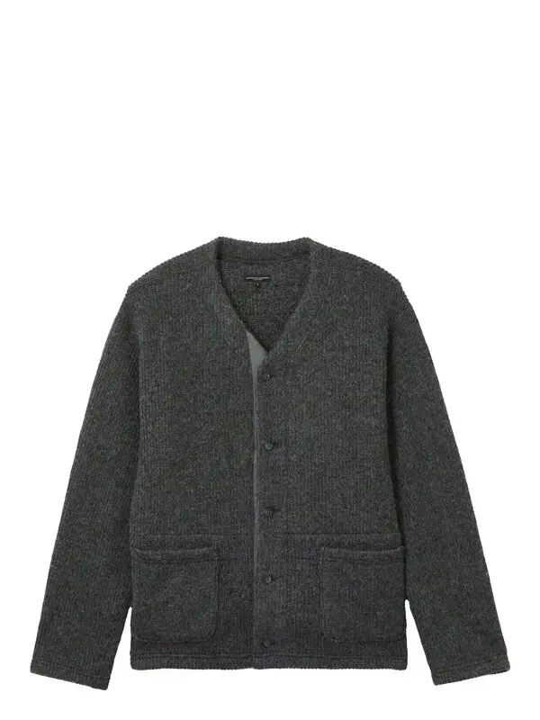 Engineered Garments Ribbed Cardigan - Grey
