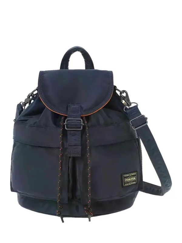 PORTER-YOSHIDA & CO Tanker Drawstring Backpack - Blue