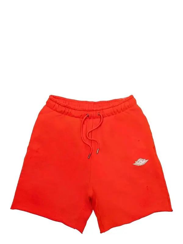 JORDAN Cotton Logo-print Shorts - Red