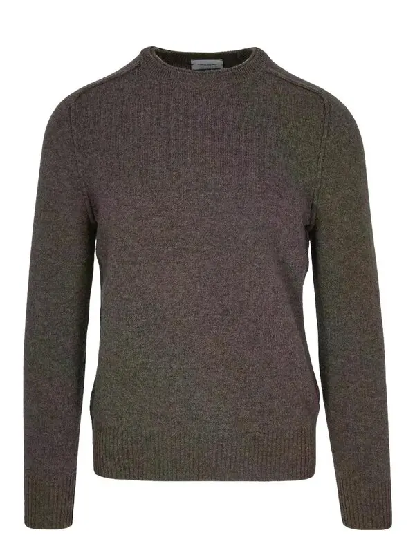 PAOLO PECORA Virgin Wool Jumper - Grey