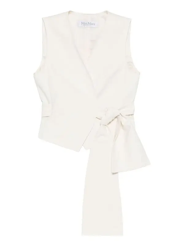 Max Mara Cotton Vest - White
