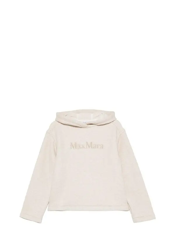 Carhartt Work In Progress Cotton Logo Hoodie - Beige