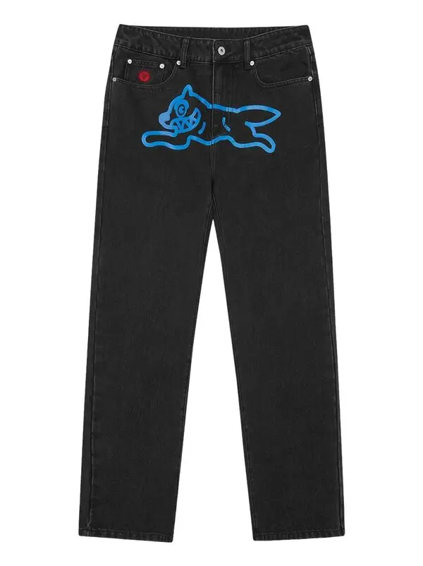 ICECREAM Running Dog Denim Jeans - Black