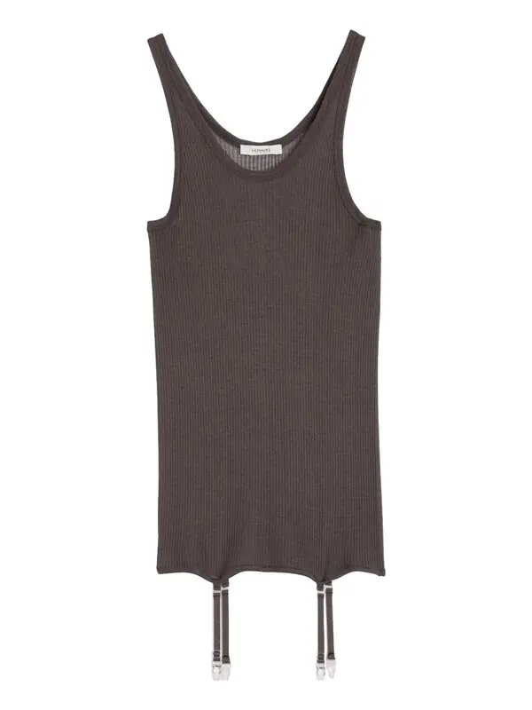 Ermanno Scervino Wool Tank Top - Brown