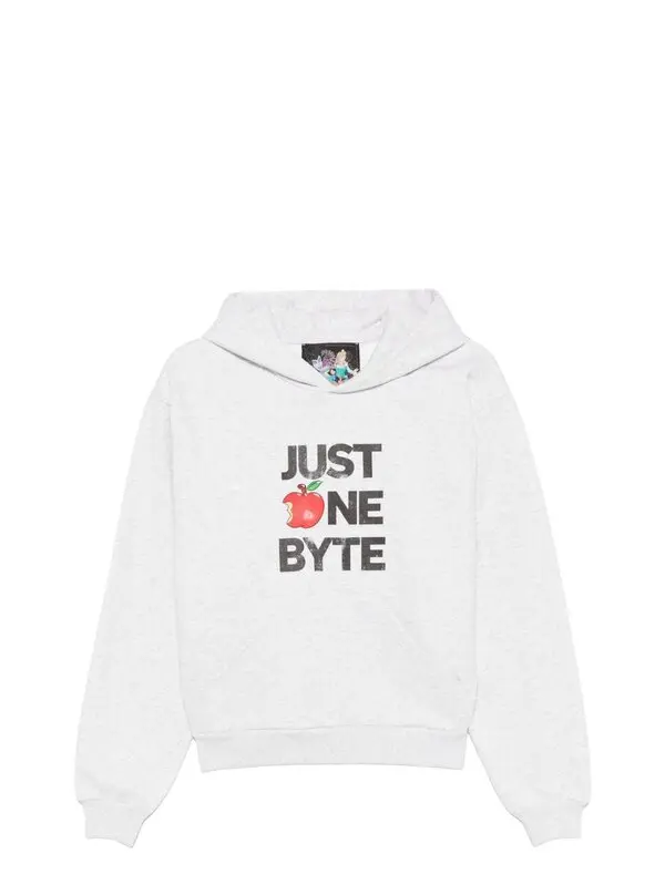 DISNEY X COPERNI Just One Byte Cotton Hoodie - Grey