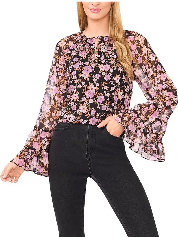 CECE DUPRAZ Keyhole Top - Rich Black