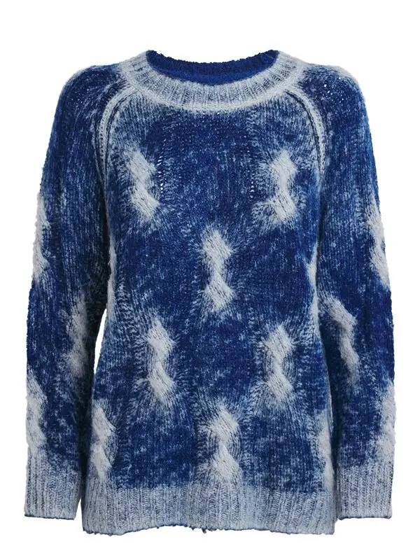 Max & Co. Wool-blend Crew-neck Sweater - Grey